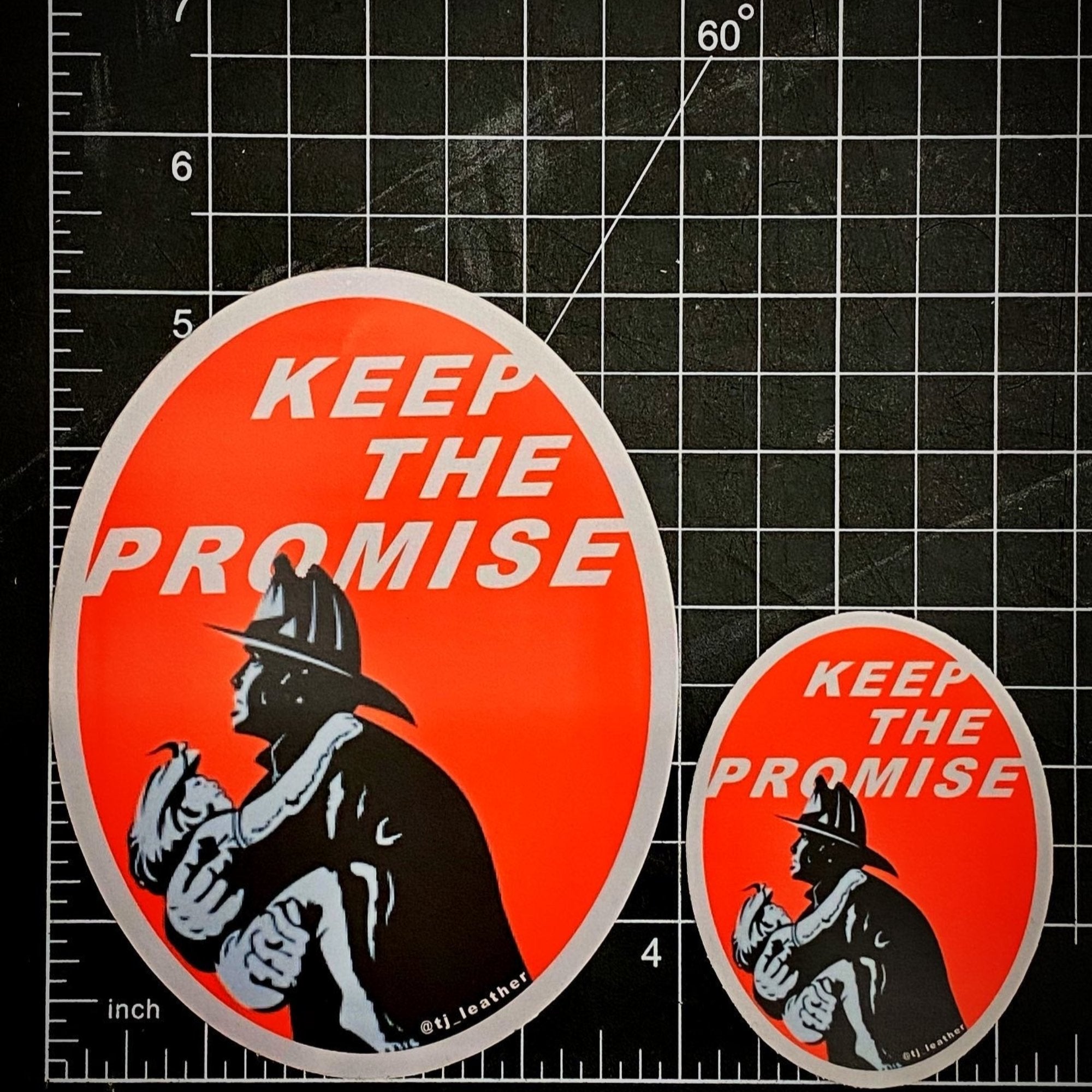 Stickers & Patches – Keep the Promise Fire